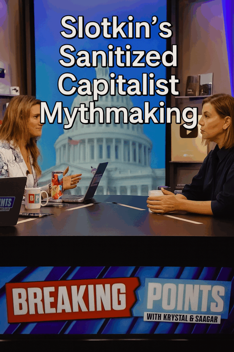 BTR News – Bootstraps, US Senator Slotkin’s Sanitized Capitalist Mythmaking – BLACK TALK RADIO ...